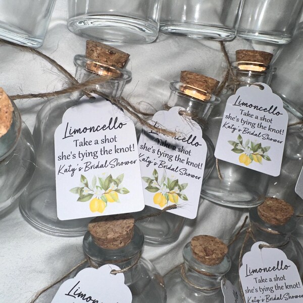 Take a Shot Wedding Favours - 50ml Empty Glass Bottles for Wedding ...