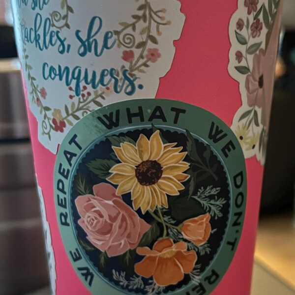 Self Care Sticker Set: Laptop Stickers, Self Care Kit, Grow Through ...