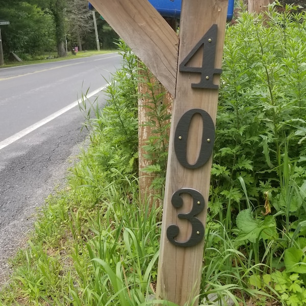 Individually Cut Slate House Numbers - Etsy