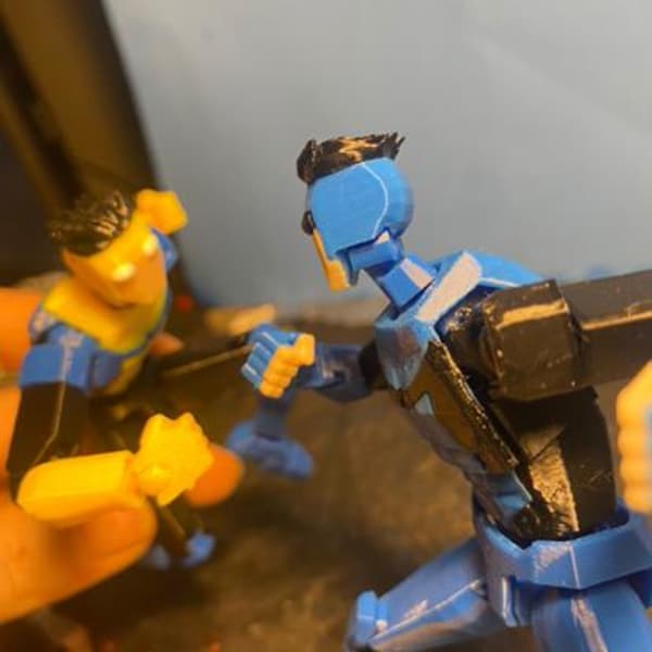 Low Poly Polygon 3D Printed Dynamic Figurines - Sukuna Gojo Satoru Toji ...