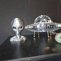 TR-3B Black Manta Triangle ARV Model - 3D Printed UFO Replica in Gloss ...