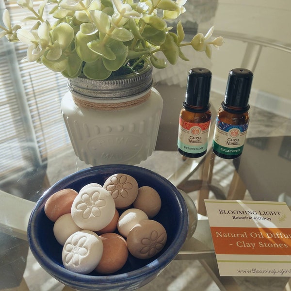 Clay Essential Oil Diffuser in Terra-cotta, White, & Brown | Must Have ...