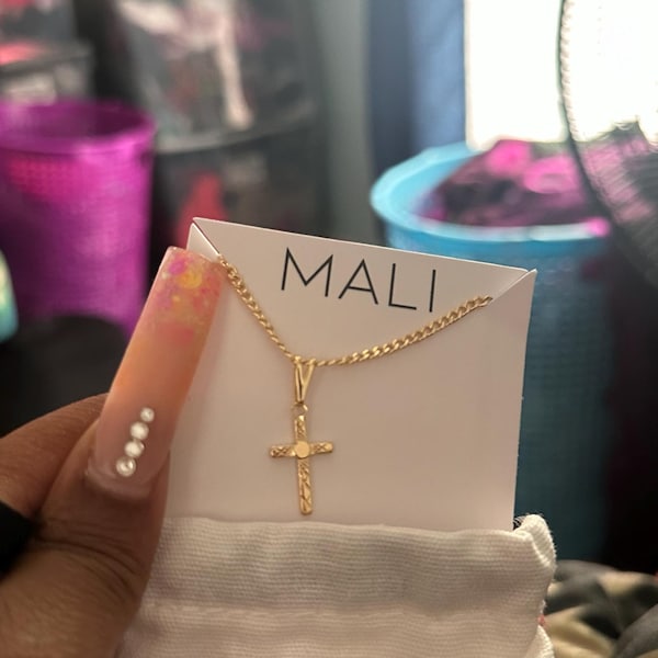 18K Baby Necklace for Boy,kids Gold Necklace,toddler Boy Necklace,baby ...