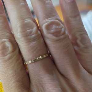 Initial Stacking Rings Set of 5 in Gold Silver or Rose Gold | Etsy