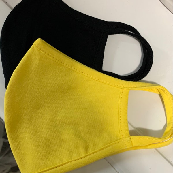 Cotton Face Mask for Men Women | Double Layer Cloth Face Cover ...
