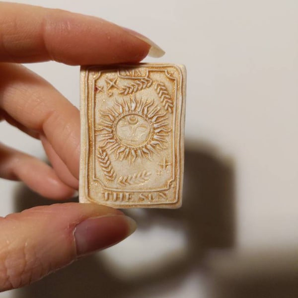 Polymer Clay Texture Mat | Tarot Arcana Mystical Boho Fortune Teller ...
