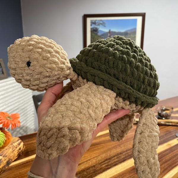 Fred the Sea Turtle | Crochet Pattern | PDF Download | Includes Follow ...