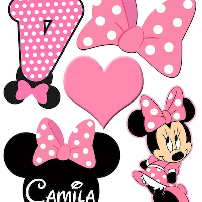 Printable Minnie Mouse Board Game. Pin the Ribbon to Minnie Mouse Party ...