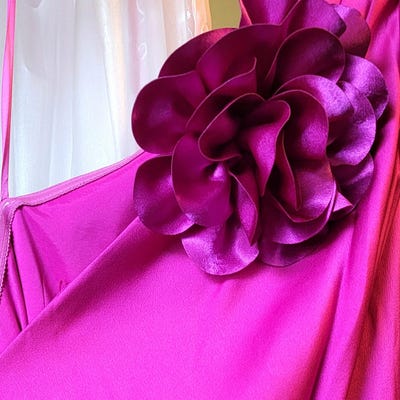 Large Gold Silk Flower Brooch Pin Gold Flower Flower Pin Hair Clip ...