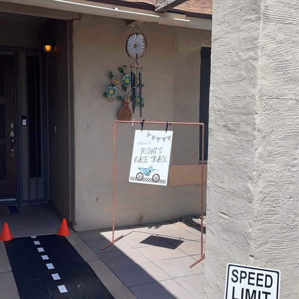 Dirt Bike Welcome Sign Template | Editable TWO Fast Birthday Party ...