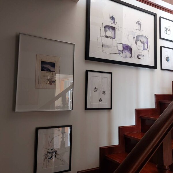 Small Abstract Art, Tiny Abstract Art Original, Minimalist Small ...