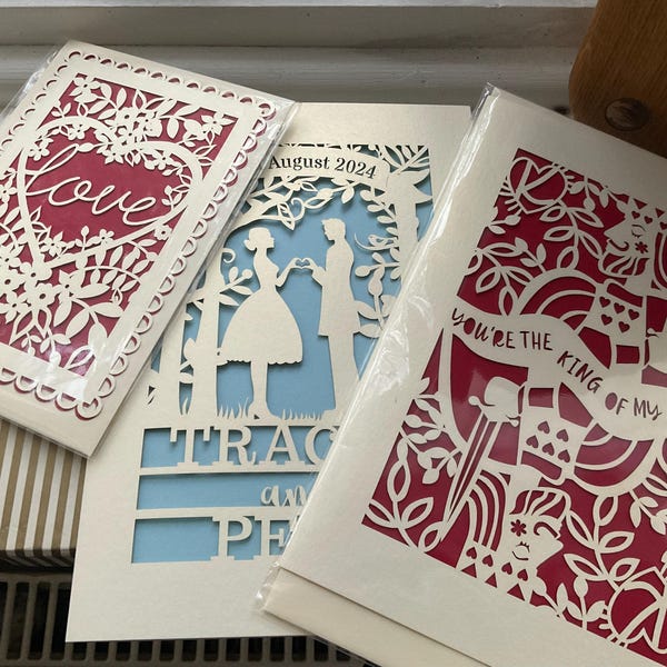 Papercut 2024 Happy New Year Card - Etsy