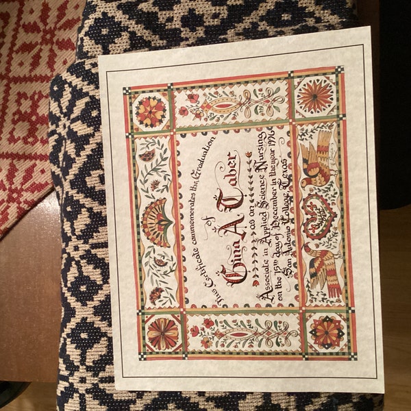 Medieval Marriage Certificate Custom Finished for Weddings or Hand ...