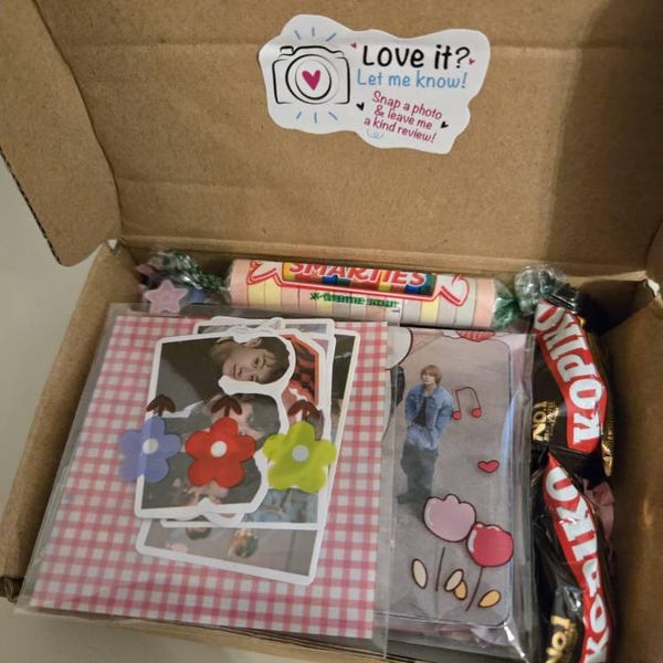 Kpop Box Gift for Kpop Fans Handmade Accesories K-pop Merch - Etsy