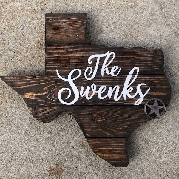 Texas Wall Art, Wooden Texas, Pallet Sign Wall Art, Established ...