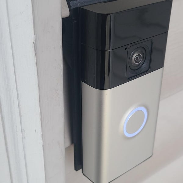 No Drill Clip on Vinyl Siding Mount for Ring Wired Doorbell Pro / Plus ...