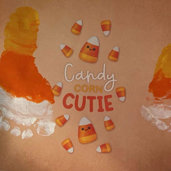 Cutest Ginger Gingerbread Man Footprint Handprint Art Craft / First ...