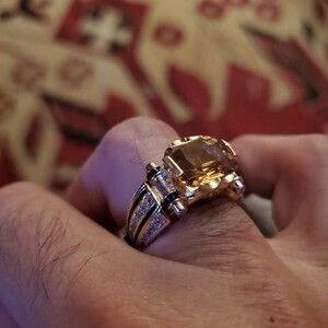 Old Man Head Ringbronze Mens Ringvintage Ringmens Band | Etsy