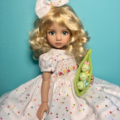Smocked Doll Dress for American Girl Doll and Other 18 Inch Dolls by ...