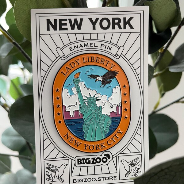 New York Travel Enamel Pins - Brooklyn Bridge Pin, New York Gift, New ...