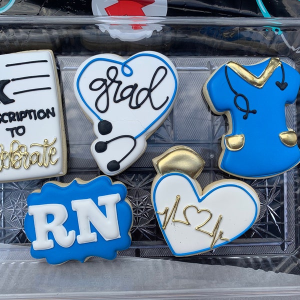 Nurse Graduation Cookies - Etsy
