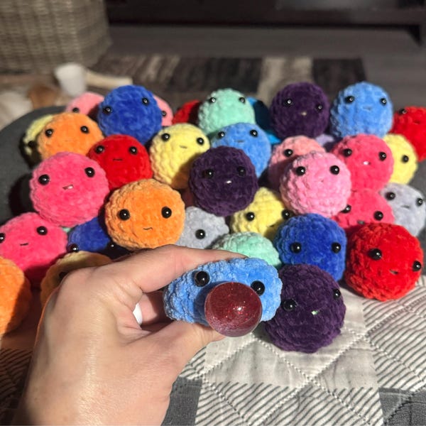 Crochet Stress Blob Pattern: No-sew Fidget Toy (PDF Pattern) - Etsy
