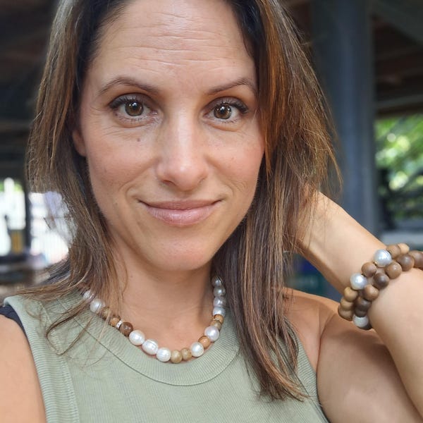 Genuine Freshwater Pearl Necklace With Australian Sandalwood, African ...