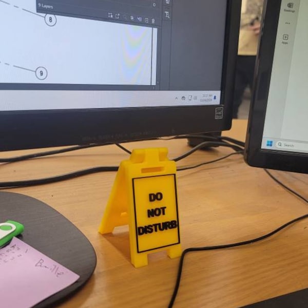 ON A CALL Mini Floor Sign Custom Colors 3D Printed - Etsy
