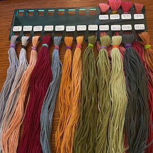 20 HOLE Hanging File Thread Organizer 1/8 Thick - Etsy