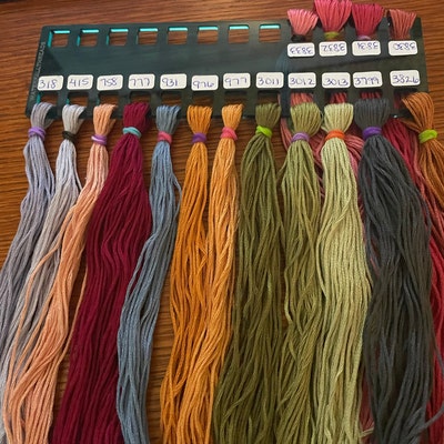 DMC DISCONTINUED Threads 3880-3895 Hanging File Organizer - Etsy