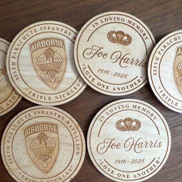 Personalized Wooden Drink Coasters | Custom Coasters Engraved With Logo ...