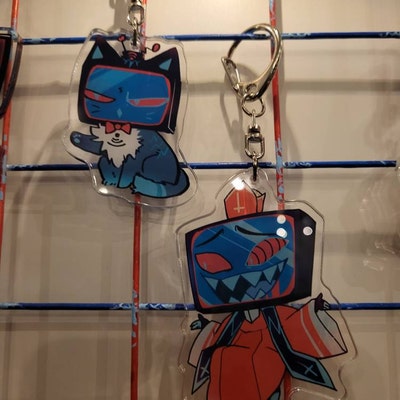 Invader Zim Keychain DIB - Etsy