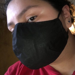 LARGE Size One Day Shipping Face Mask Adult Size Face Mask Cotton ...