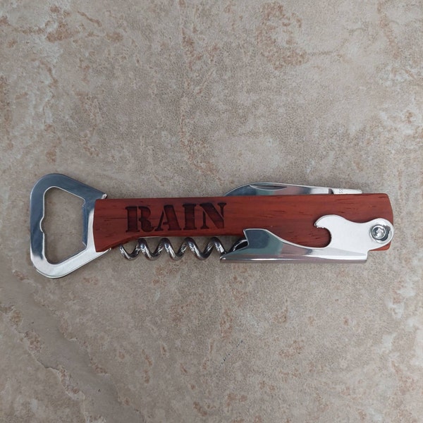 Personalized Corkscrew and Multi-tool - Groomsmen Gifts - Wedding Party ...