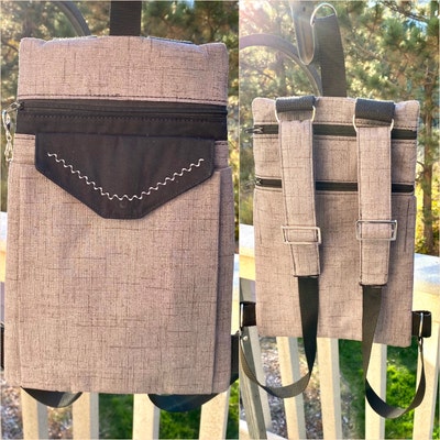 BUNDLE Dolly Mini Rucksack Backpack in the Hoop Zipper Bags Lined 5 ...