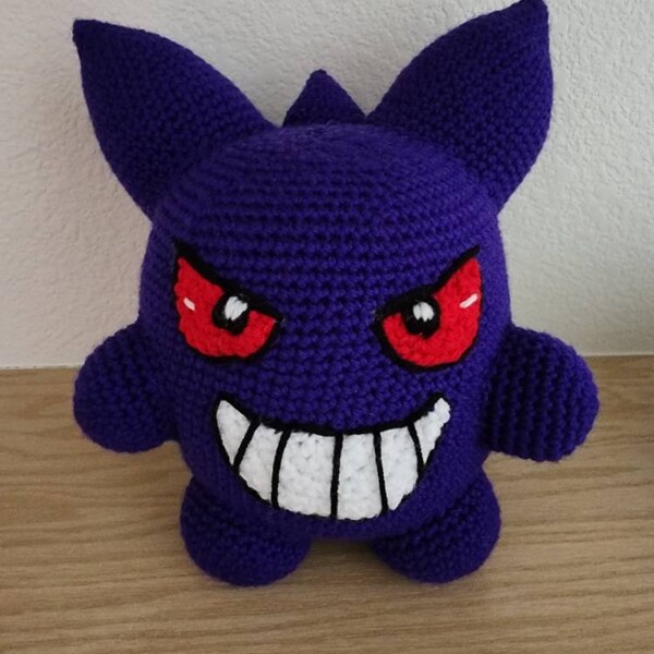 Gengar Pattern, Pandacrocheting Style - Etsy