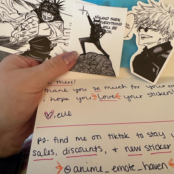 Choso Manga Panel Sticker Jujutsu Kaisen - Etsy