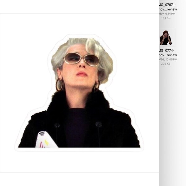 The Devil Wears Prada Sticker Bundle 14 PNG Digital Stickers Fashion ...