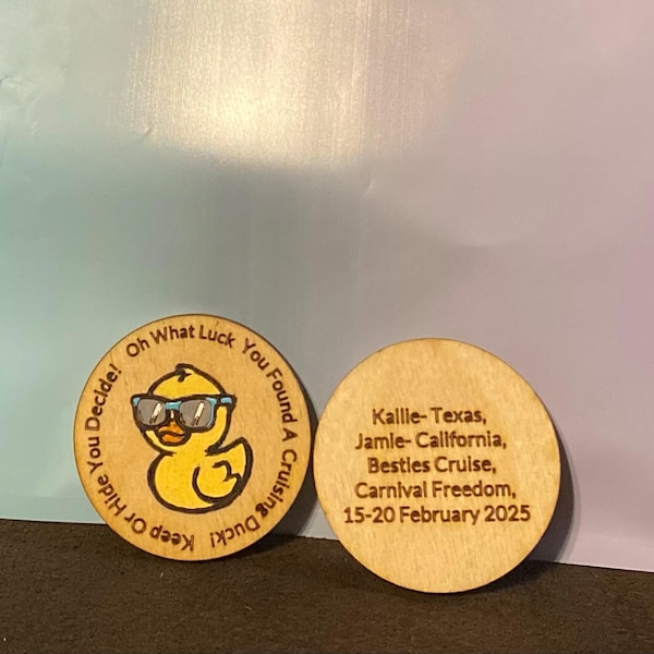 Cruising Duck Tokens ! Keep or Hide You Decide !! - Etsy