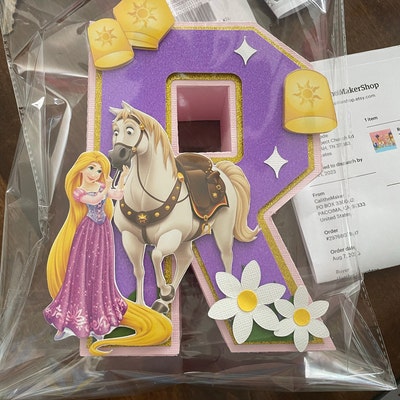 Rapunzel Theme 3D Letters Rapunzel Tangled Party Theme Rapunzel ...