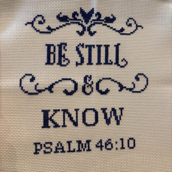 Bible Verse Cross Stitch Pattern "fear Not for I Am With You ...