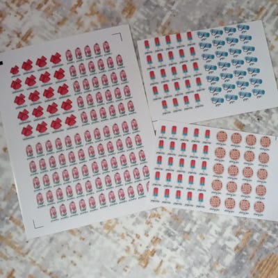 Bills Icons, Printable Decorative Stickers, Save, Mortgage, House Rent ...