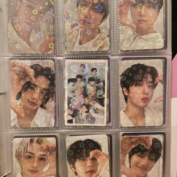 Colored Photocard Card Sleeves Double Sleeve Kpop Photocard Card ...