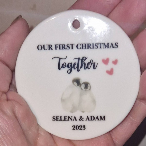 Our First Christmas Together Ornament, Couple Christmas Gifts ...