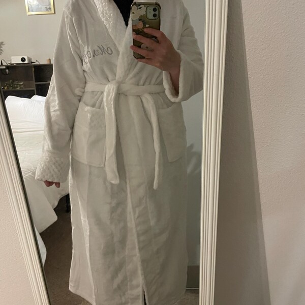 Women Bathrobe, Couple Bathrobe , Personalized Bathrobe , Embroidered ...
