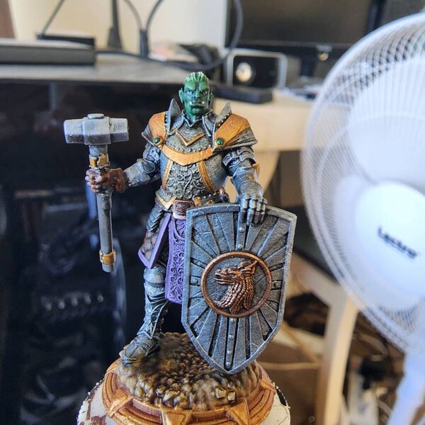 Templar Sword Wielder Crusade Rising 3D Resin Printed 32mm Scale Lord ...