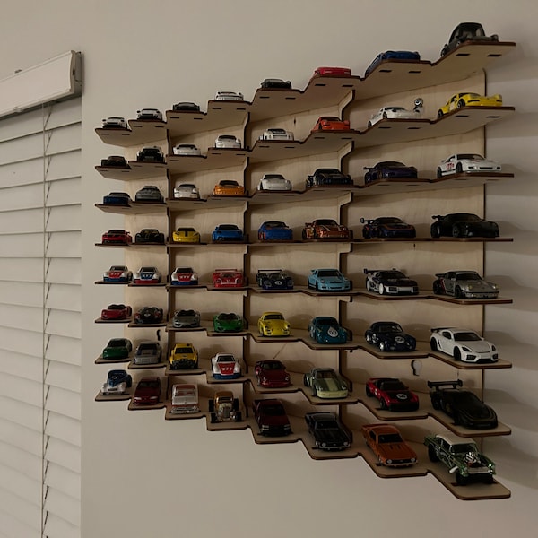 45 Degree Angles Display Cabinet, Personalized Diecast Toy Car Displays ...