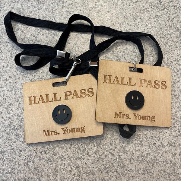 Classroom Hall Passes, Hall Pass, Teacher Gift, Classroom Gift, Gift ...