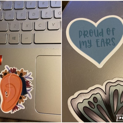 Hearing Aid Sticker Decal in Multiple Colors Pride in Hearing Impaired ...