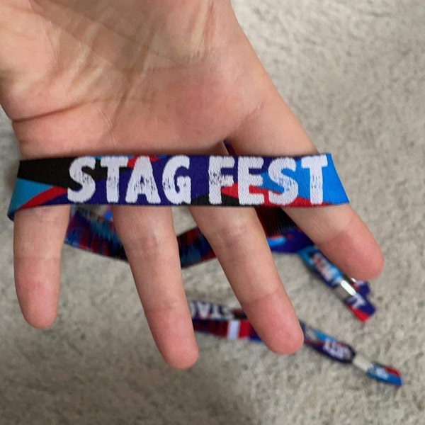 STAGFEST Stag Do Party Wristbands | Festival Stag Party Accessories ...